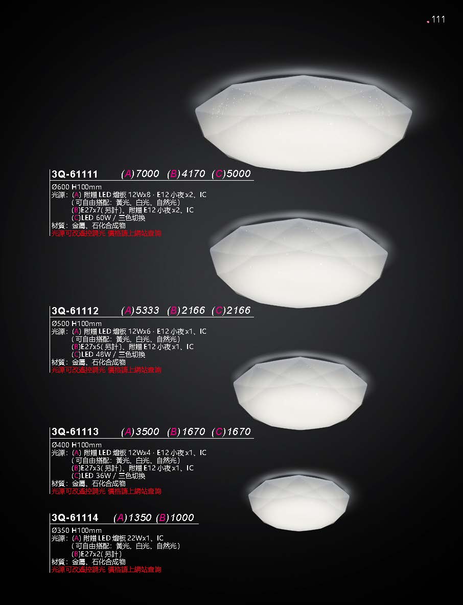 3Q-61111/2/3/4 | 橋式照明工程有限公司